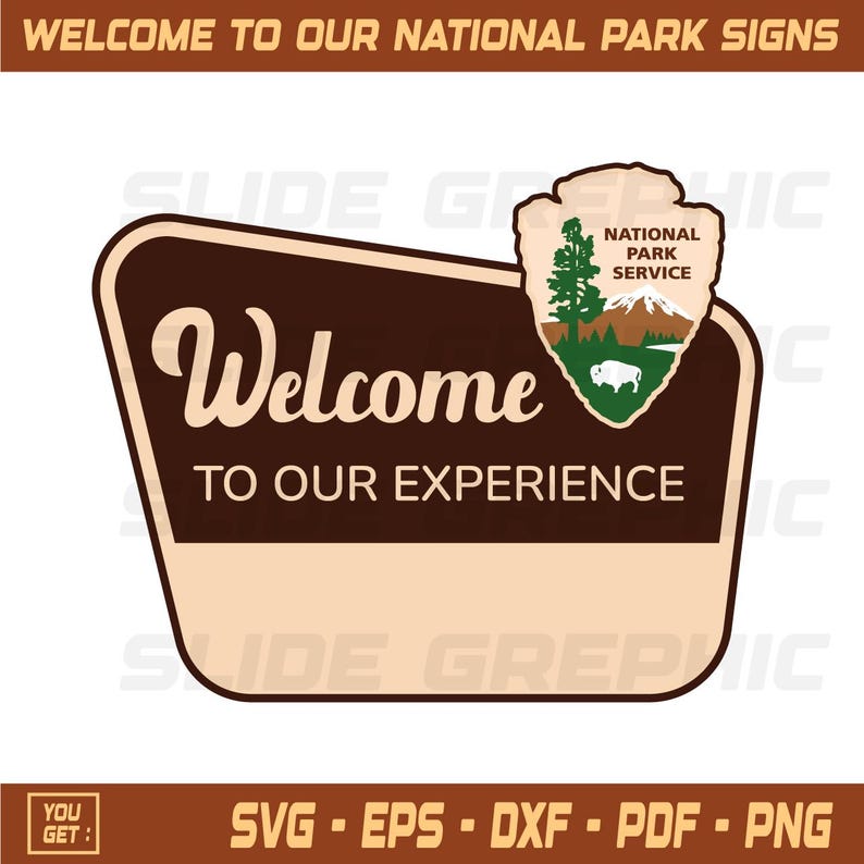 Editable National Park Signs, National Park Gifts, Welcome to Our ...