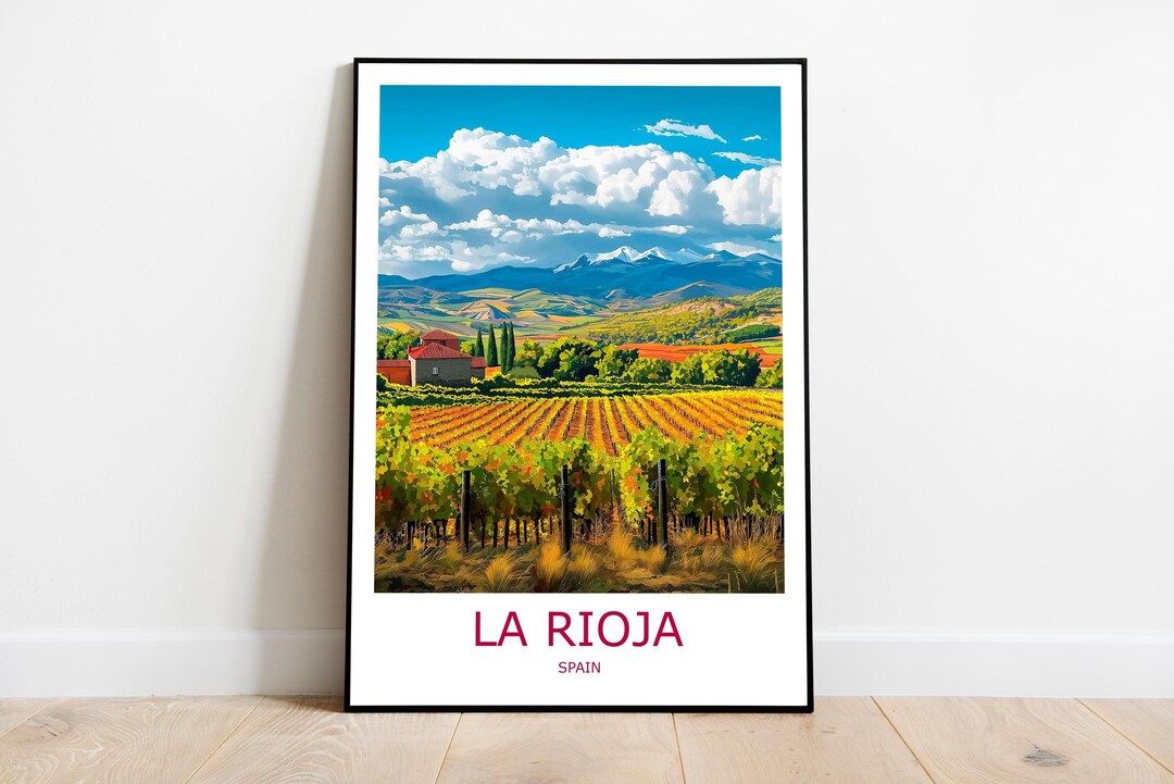 La Rioja Travel Print La Rioja Wall Art La Rioja Travel Poster La Rioja ...