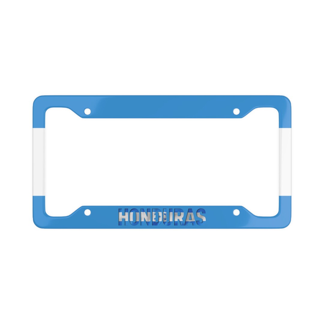 Honduras Personalized License Plate Frame, Honduras Flag Custom Car ...
