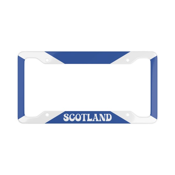 Scottish Flag License Plate - Etsy