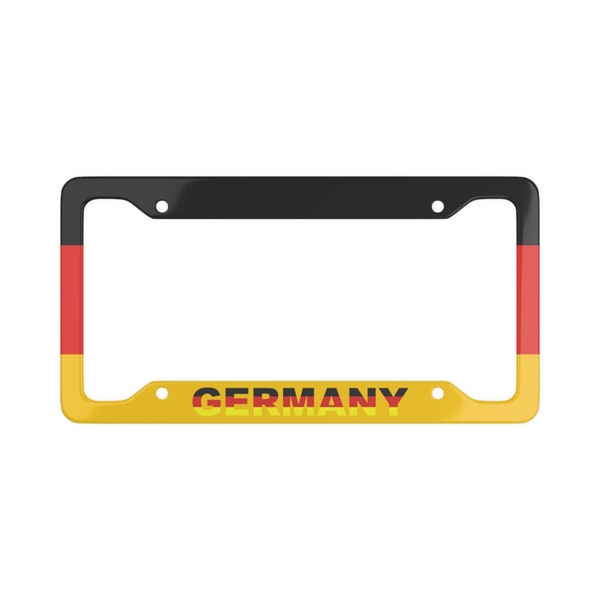 Personalized License Plate With German Flag - Etsy