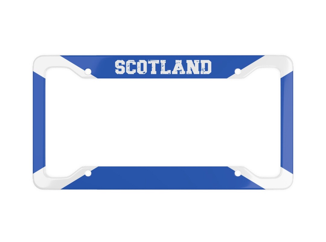 SCOTLAND Flag Car Accessory, Scottish License Plate Frame Gift, SCO ...