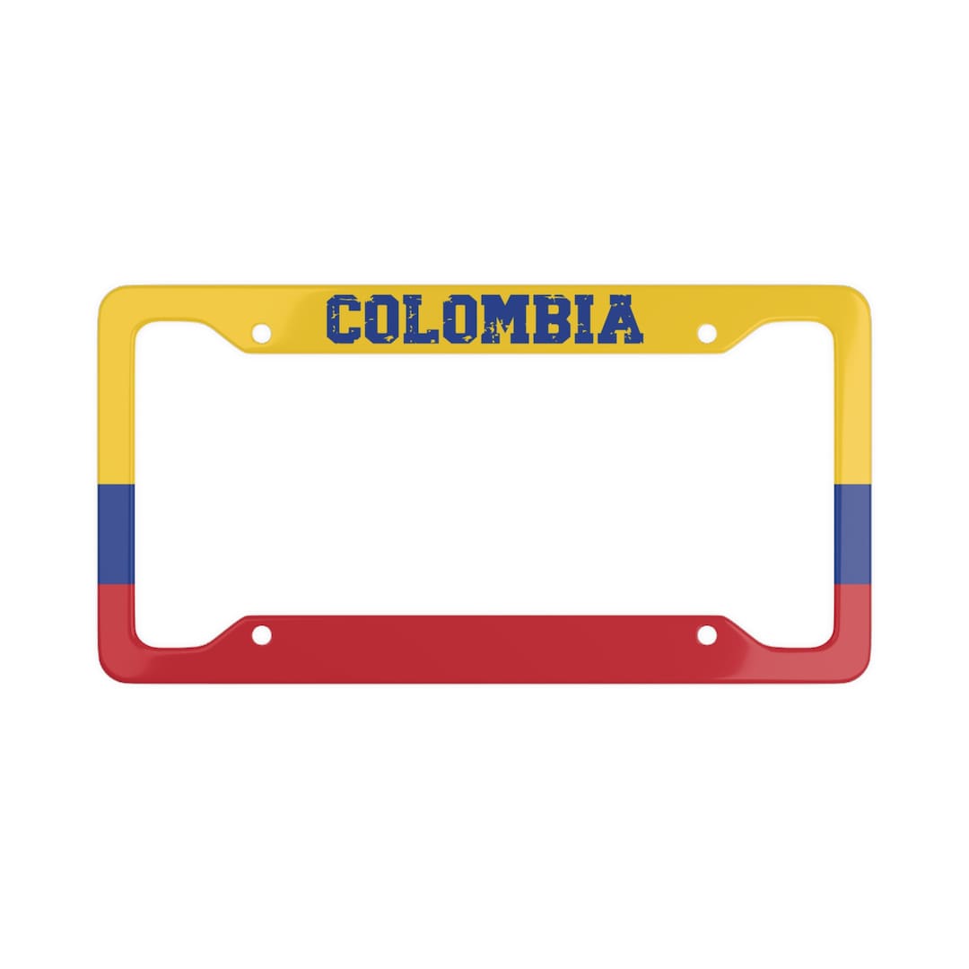 Colombia License Plate Frame - Etsy