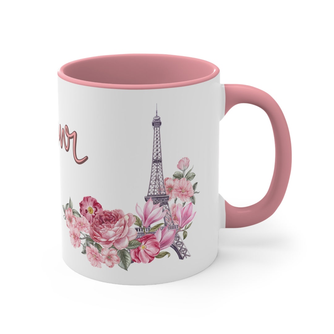 Paris France Souvenir Mug, Bonjour French Mug, Trip to Paris, France ...