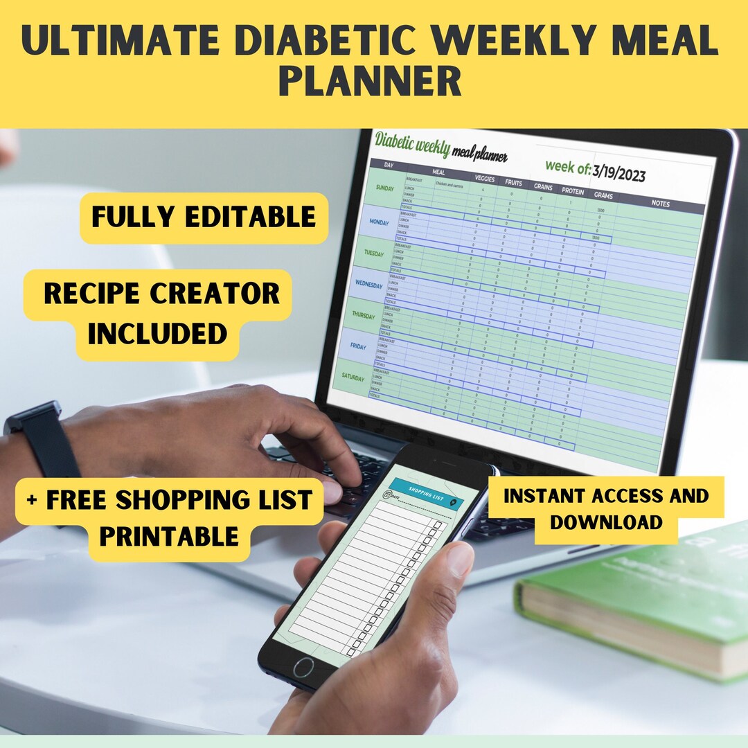 Ultimate Diabetic Weekly Meal Plan | Diabetic Food List | Diabetic Food ...