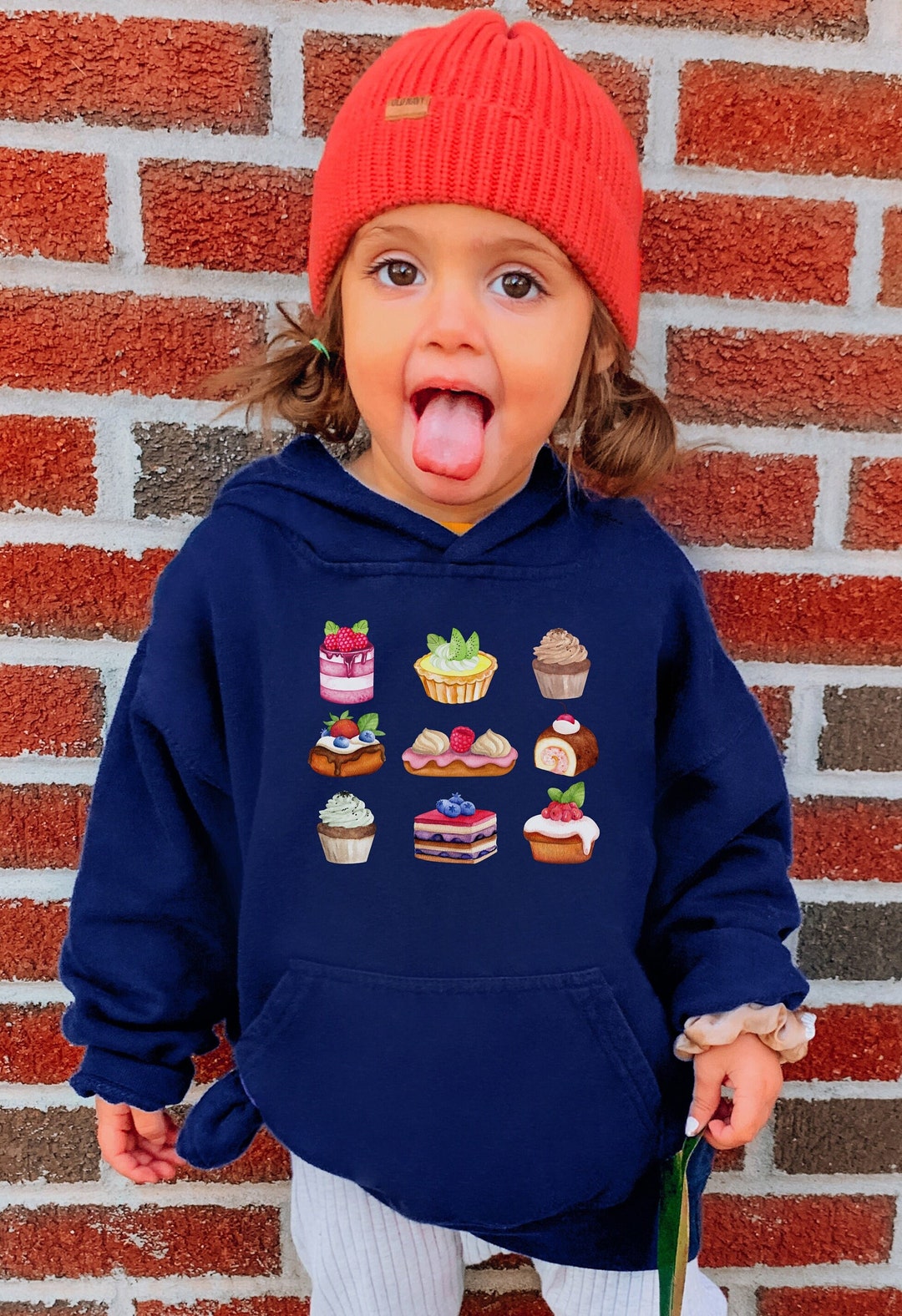 Dessert Hoodie, Nature's Bounty Cakes, Gift for Child, Foodie Sweater ...