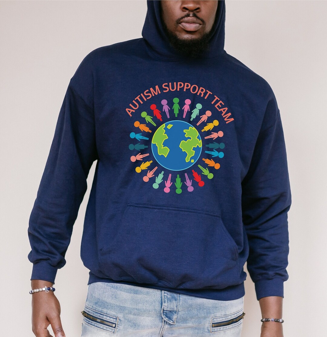 Autism Support Hoodie, Autism Month, Autism Awareness, Gift for Autism ...