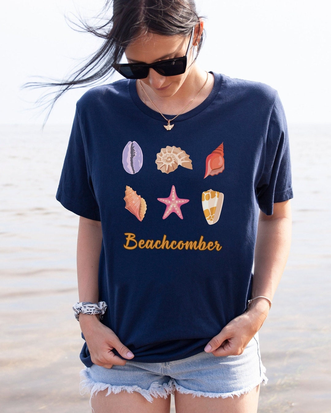 Seashell T-shirt, Beachcomber Shirt, Summer Tshirt, Beach Shirt ...