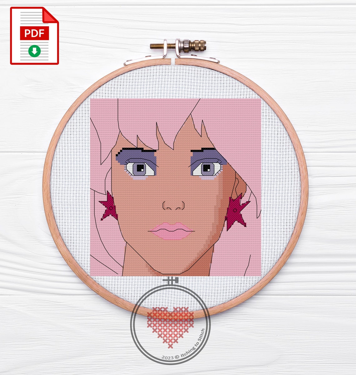 Jem Cross Stitch Pattern Digital Download PDF - Etsy