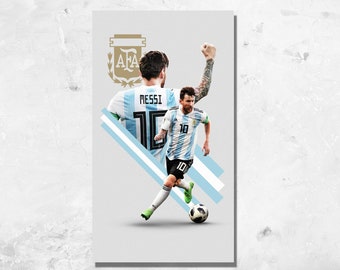 Lionel Messi Inter Miami Canvas Wall Artlionel Messi - Etsy