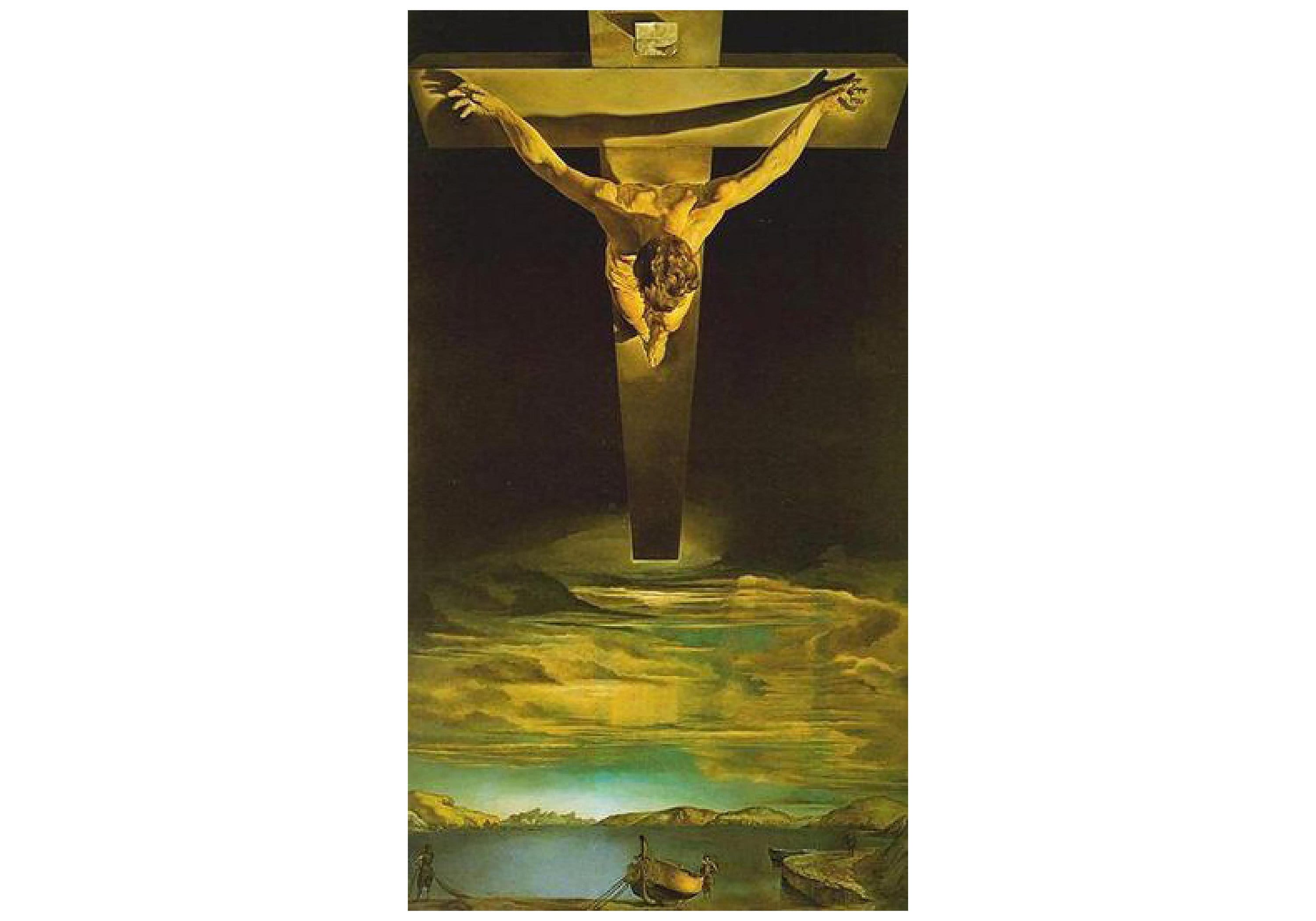 Salvador Dalí christ of Saint John of the Cross 1951 Canvas - Etsy UK