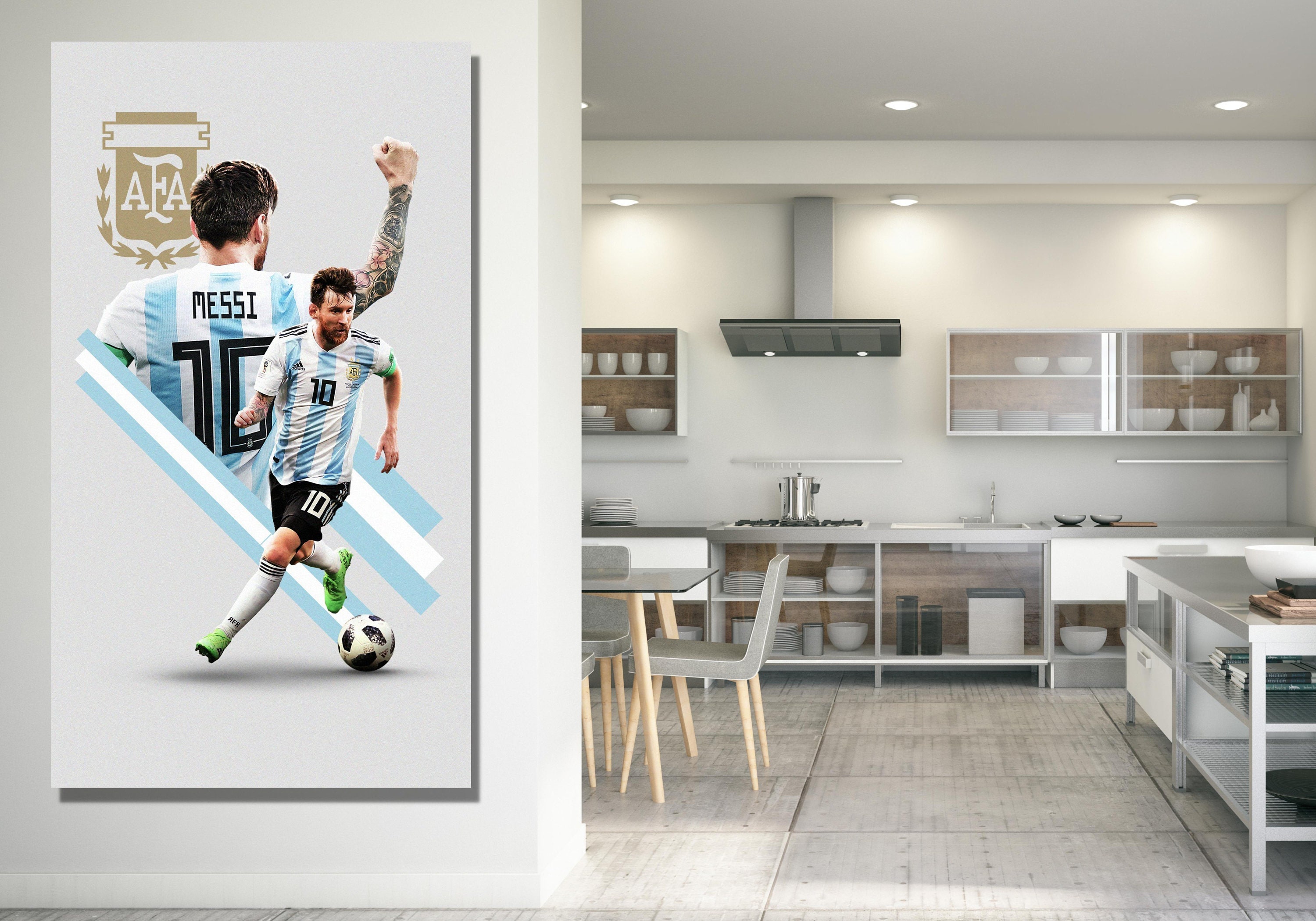 Lionel Messi Painting Lionel Messi Canvas Lionel Messi - Etsy