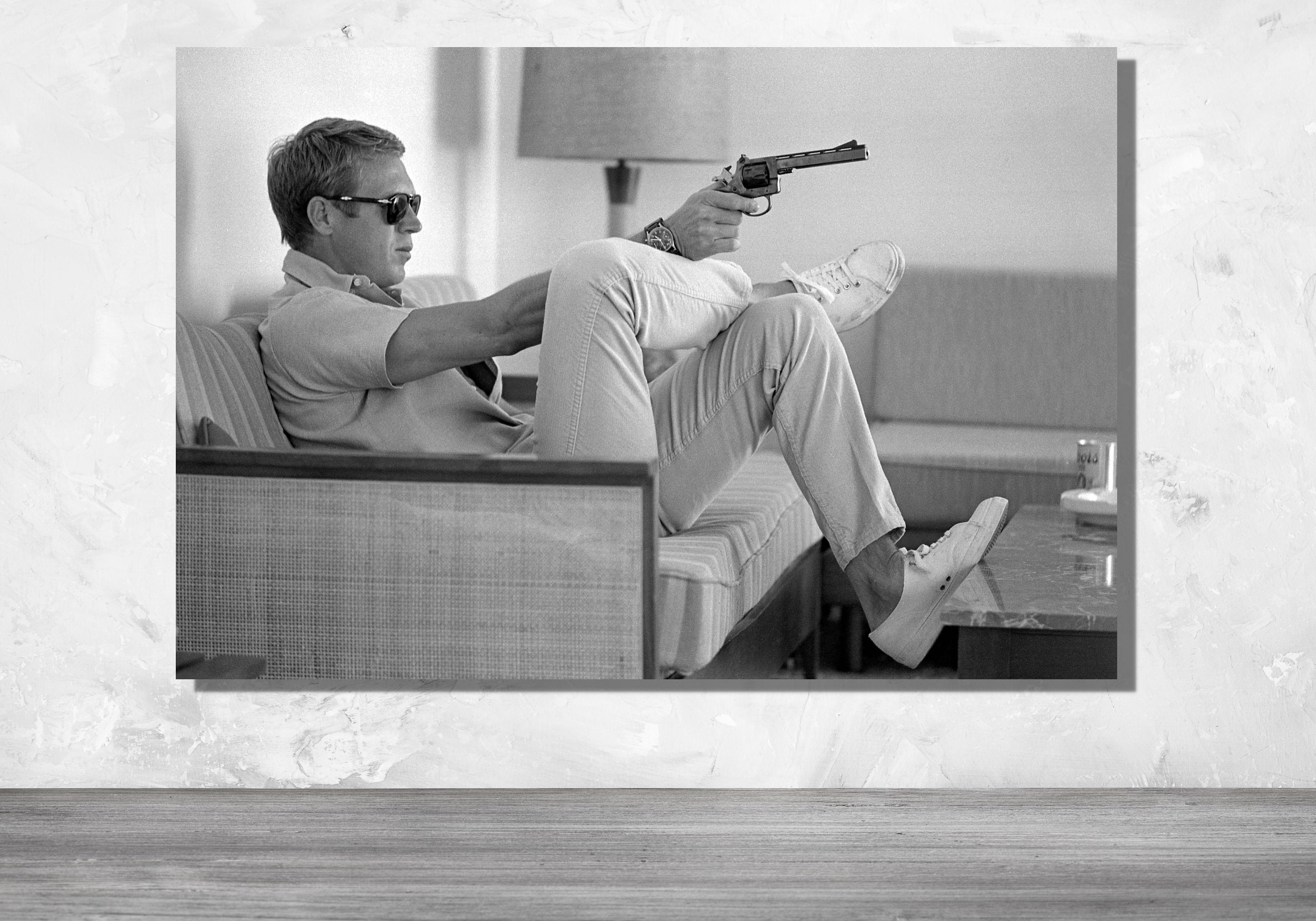 Steve Mcqueen Ready to Hang, Steve Mcqueen Poster, Steve Mcqueen ...