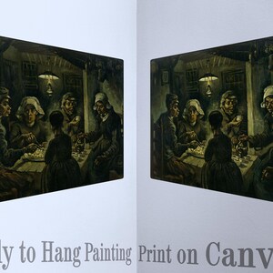 Van Gogh Potato Eaters, (1885 Van Gogh Museum, Amsterdam) Painting, Van ...