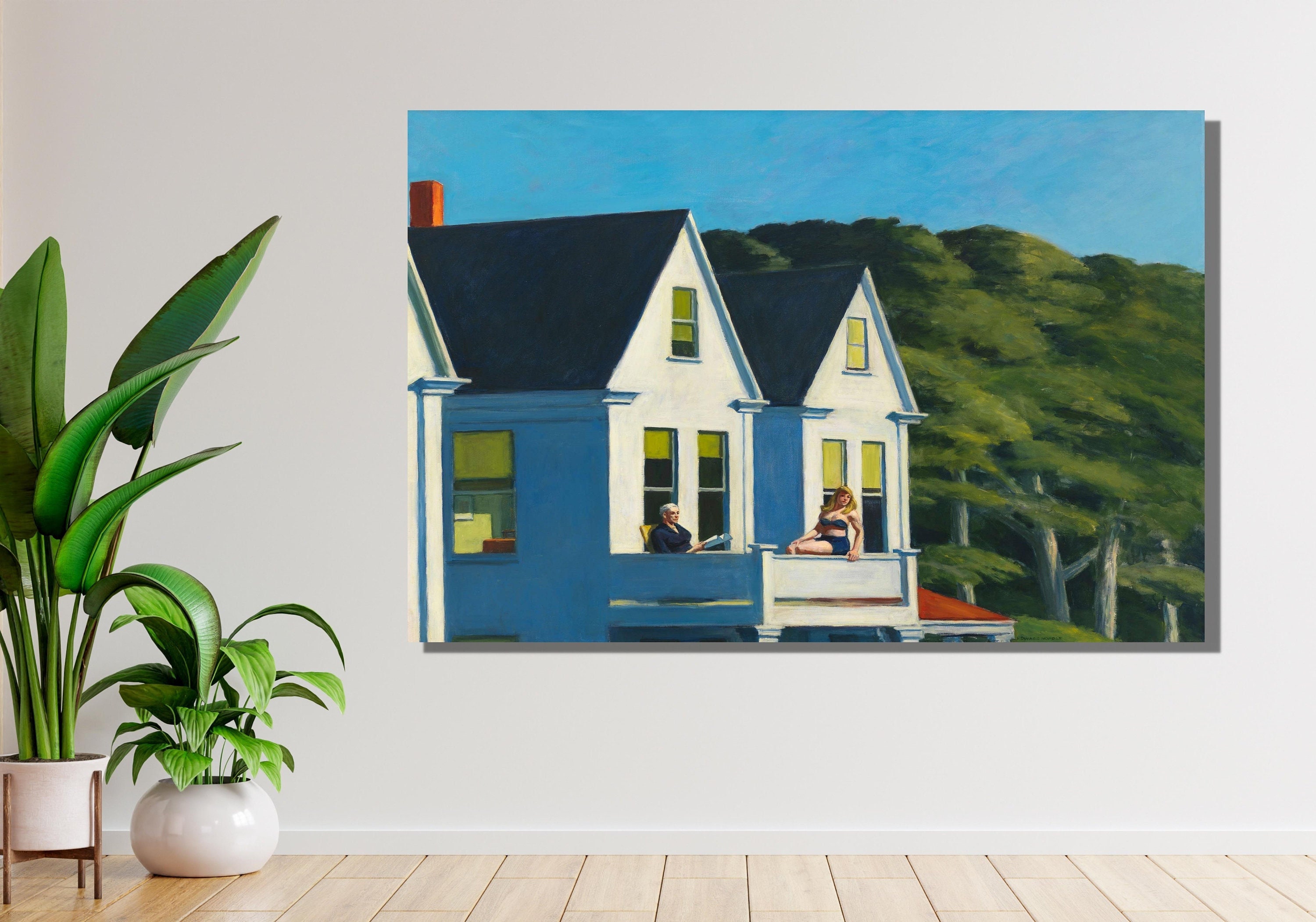 Edward Hopper Painting, Edward Hopper Wallart, Edward Hopper Canvas ...