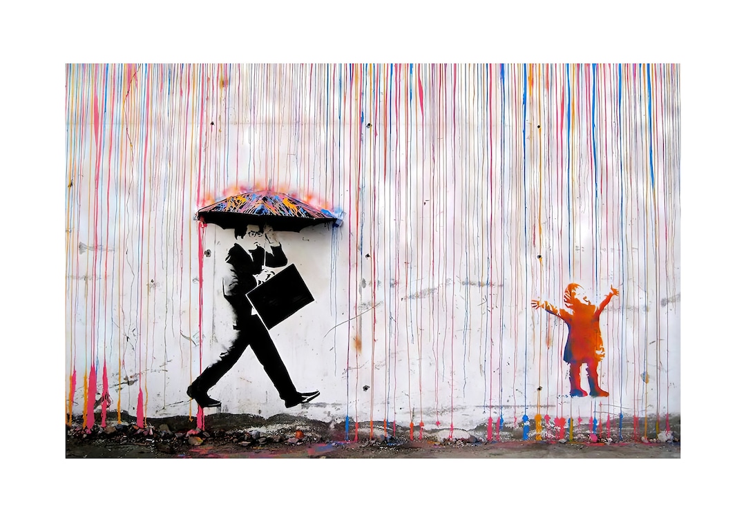 Banksy (feel the Freedom) Canvas Paintings, Banksy Canvas Poster ...