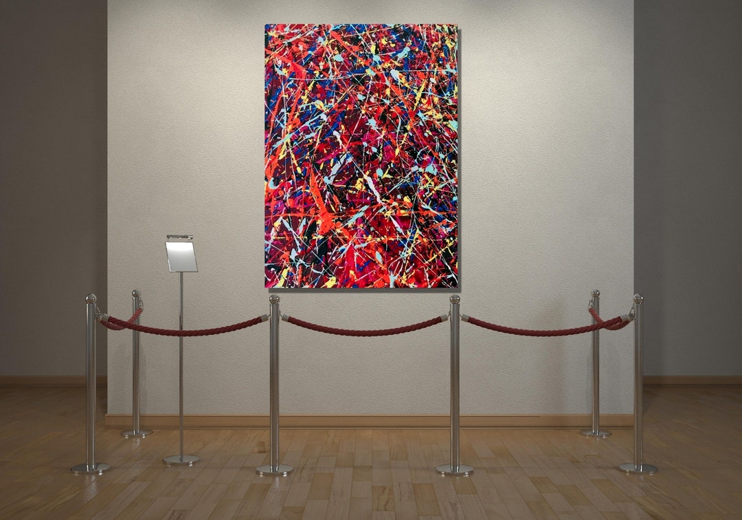 Jackson Pollock Art, Pollock Splatter Print Home Wall Decor, Jackson ...