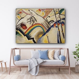 Wassily Kandinsky (cossacks, 1910) Canvas Painting, Wassily Kandinsky ...