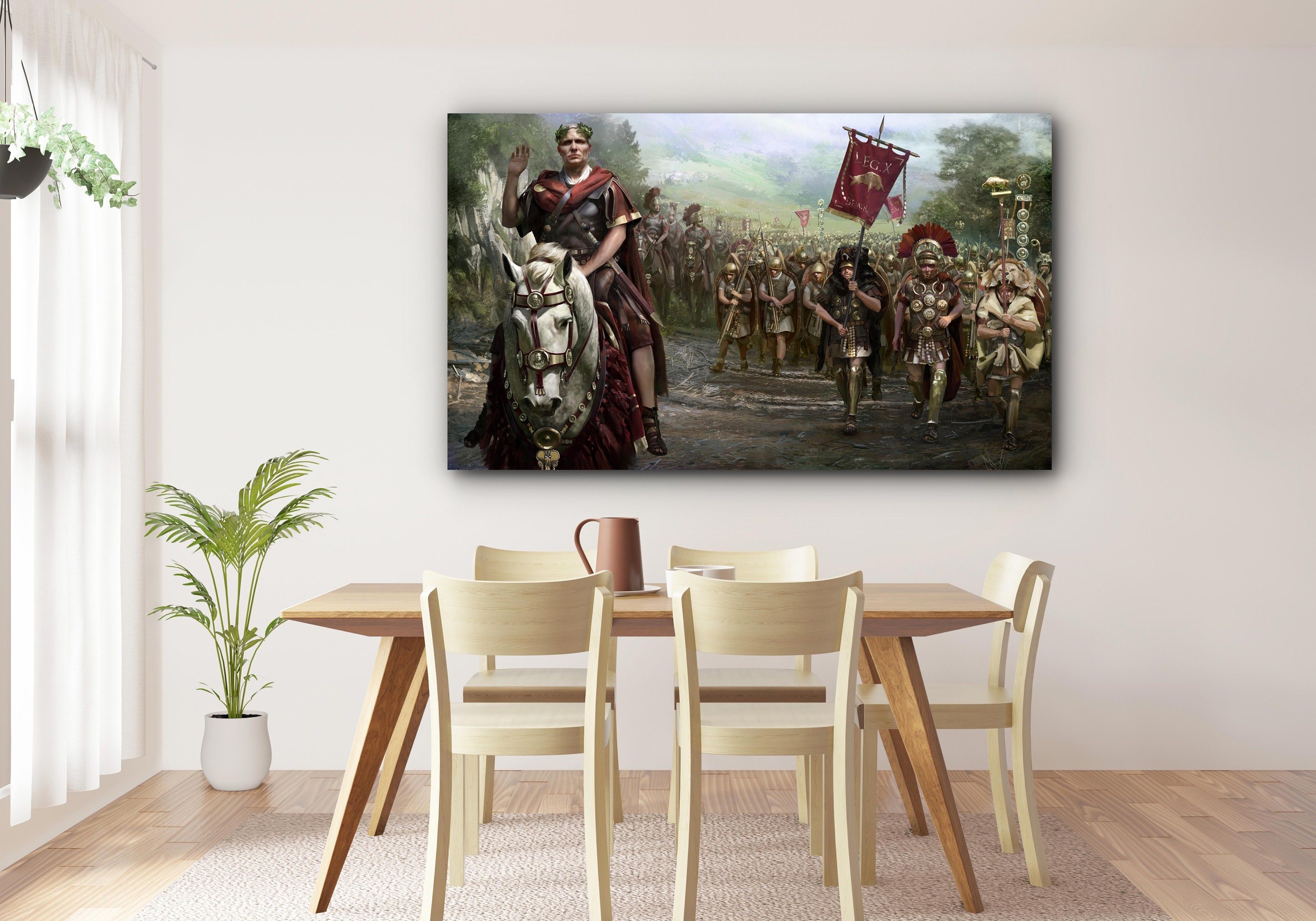 Caesar Canvas Painting, Caesar Canvas Poster, Caesar Canvas Print, Home ...