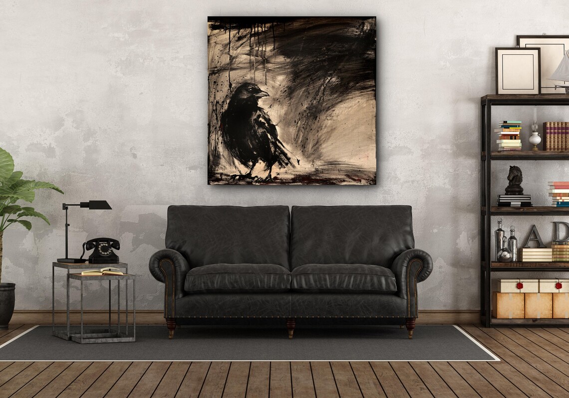Odin's Crows Canvas Art, Odin's Crows Gift Canvas Print, Odin's Crows ...