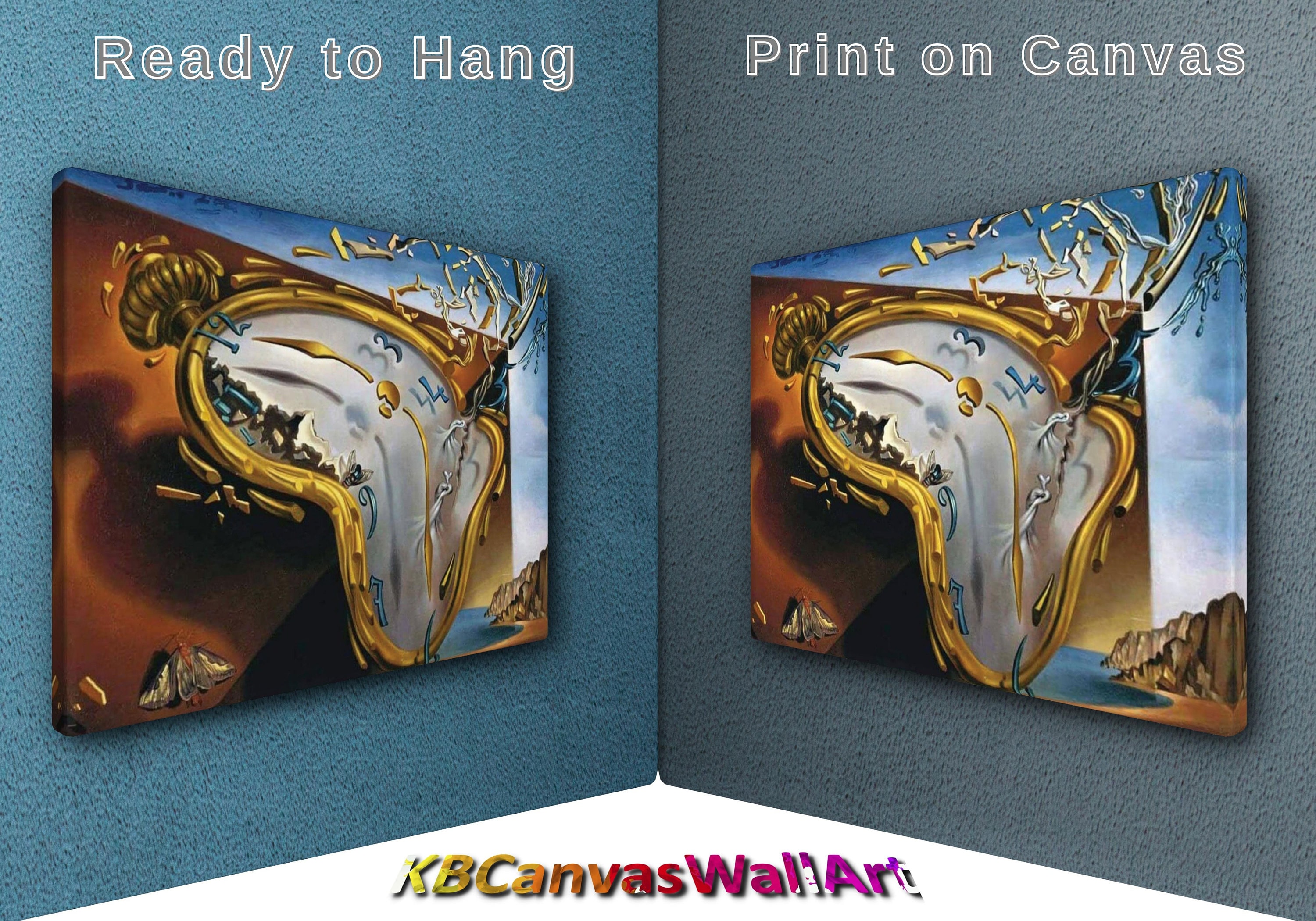Salvador Dali “melting Watch 1954" Canvas Prints, Salvador Dali ...