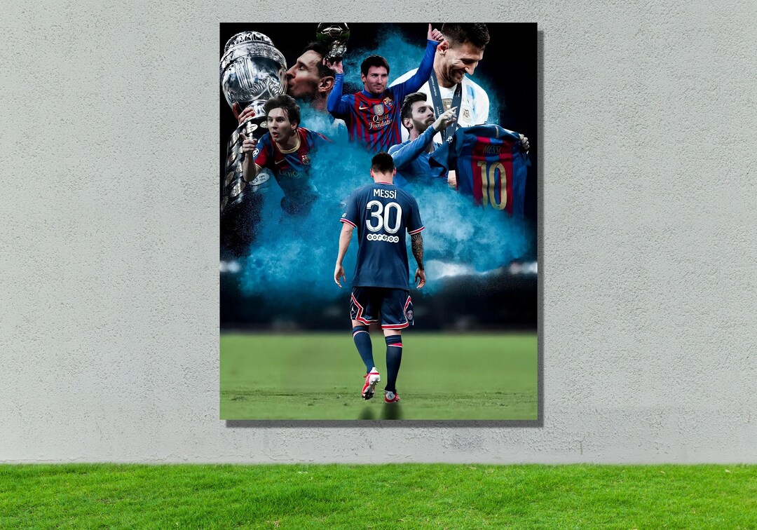 Lionel Messi Canvas, Lionel Messi Time Poster, Lionel Messi Ready to ...