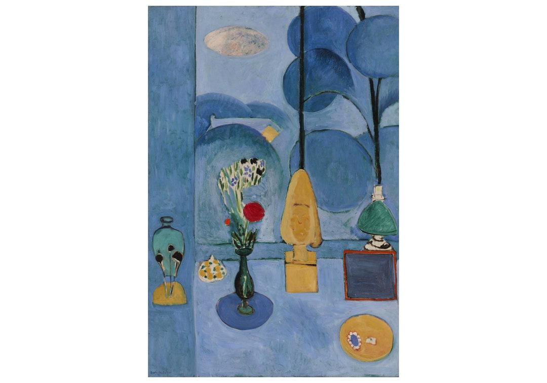 Henri Matisse (blue Window) Canvas Painting, Henri Matisse (blue Window ...