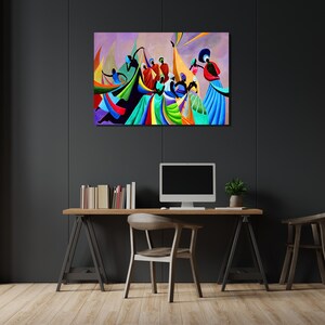 Dancing Africans, Dance and Africa, African Group Paintings, African ...