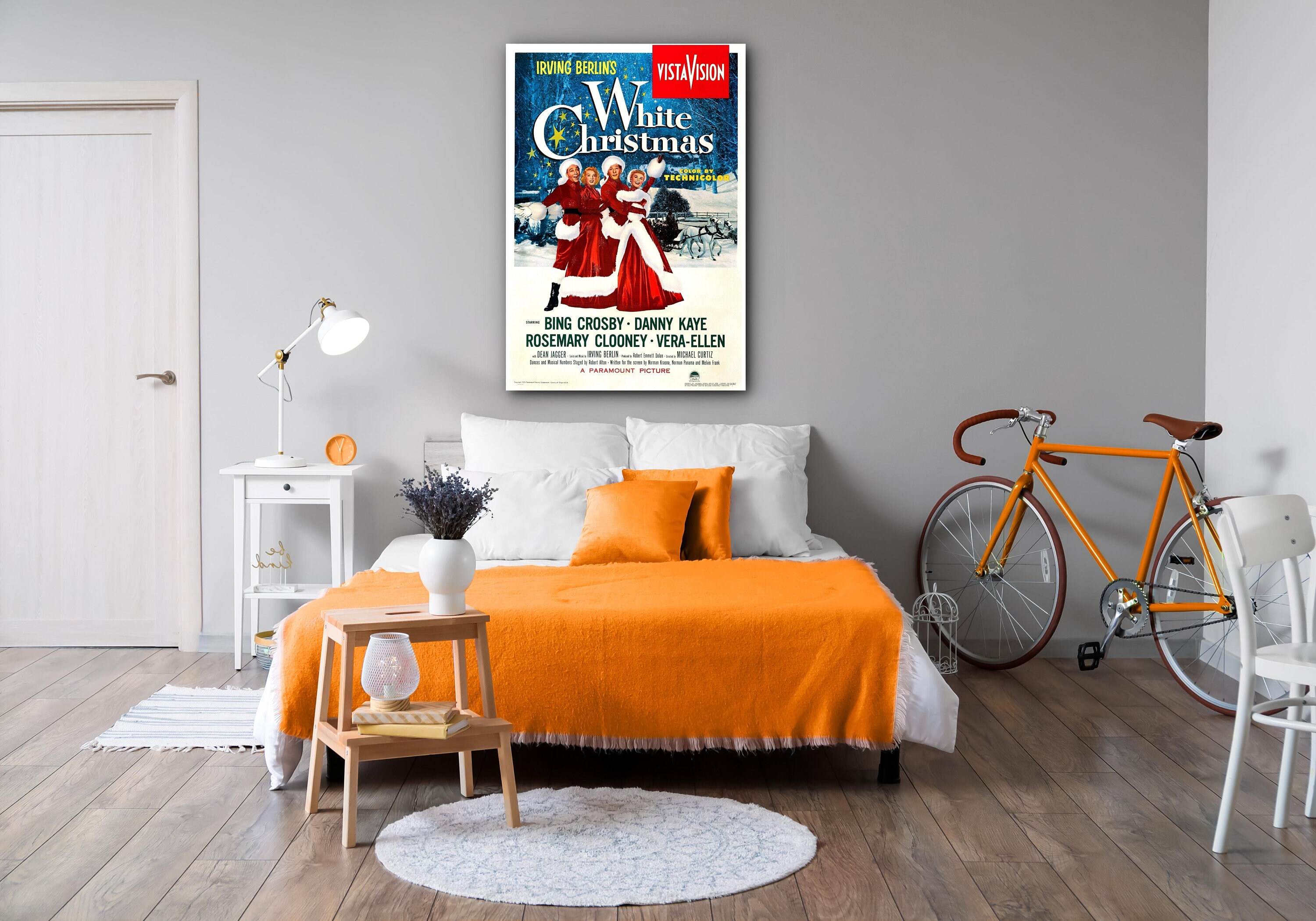 White Christmas Canvas Poster, White Christmas Canvas Prints, White ...