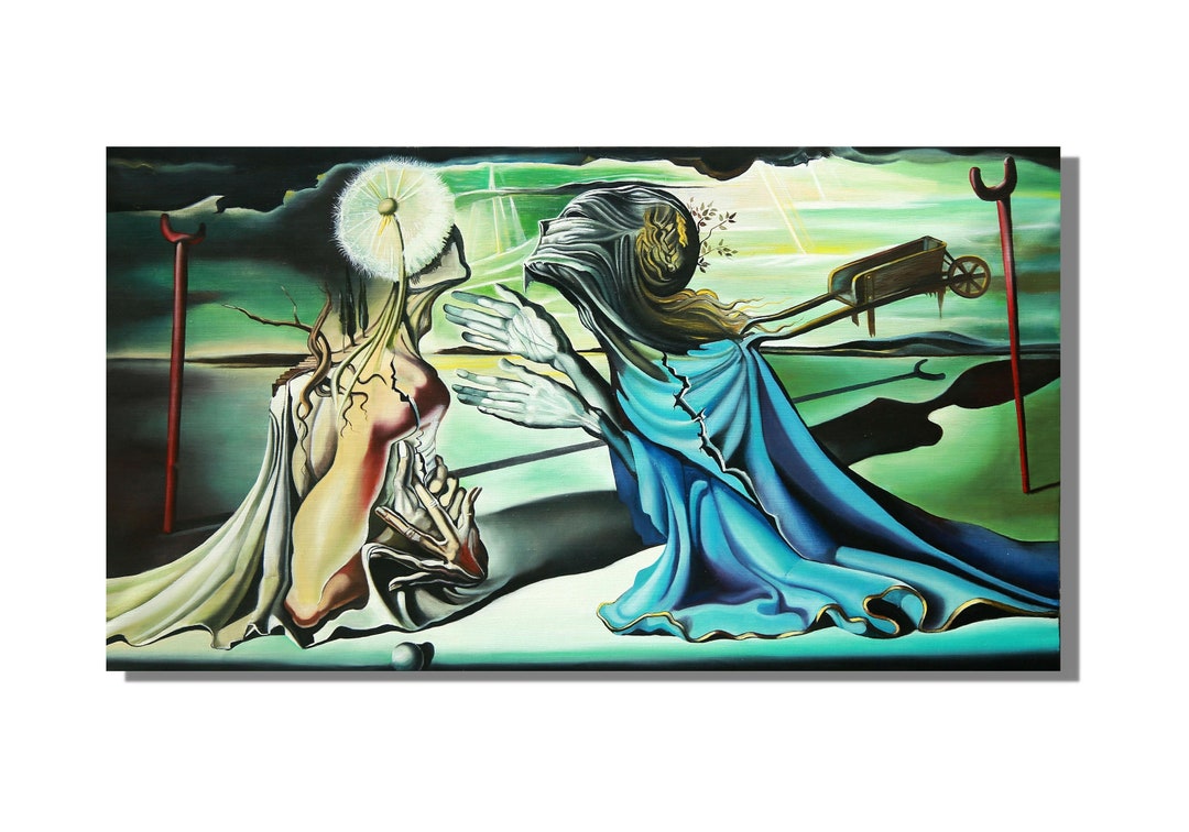 Salvador Dali (tristan and Isolde) Canvas Print, Salvador Dali (tristan ...