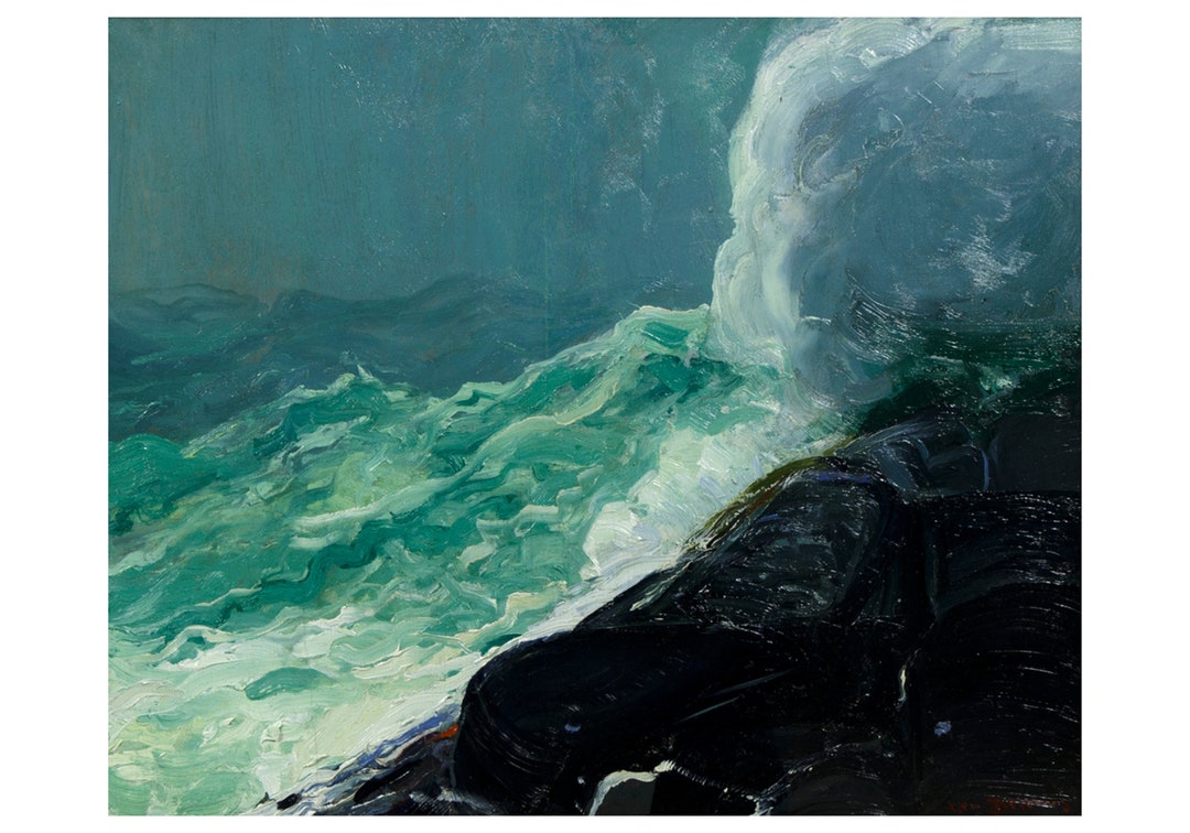 George Bellows (churn and Break) Canvas Paintings, George Bellows ...