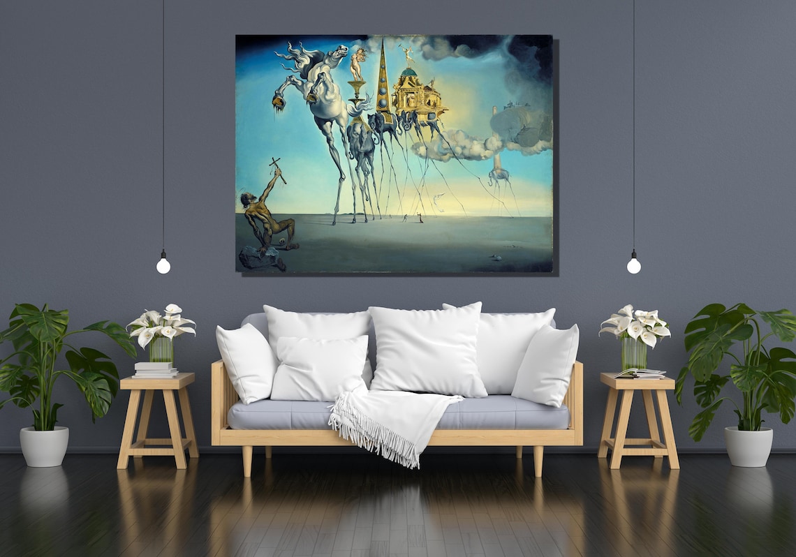 Salvador Dali “the Temptation of St. Anthony" Canvas Print, Salvador ...