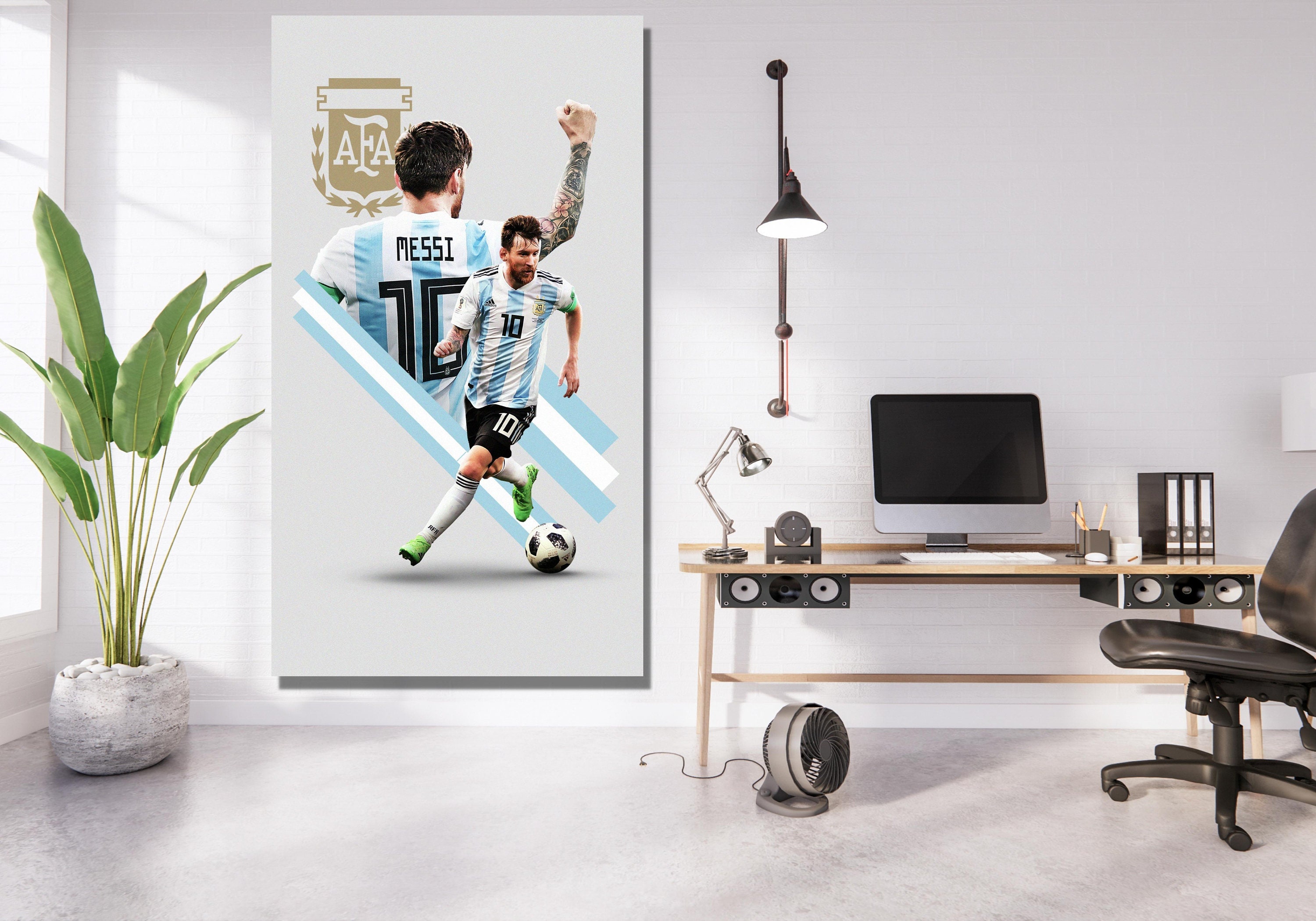 Lionel Messi Painting Lionel Messi Canvas Lionel Messi - Etsy