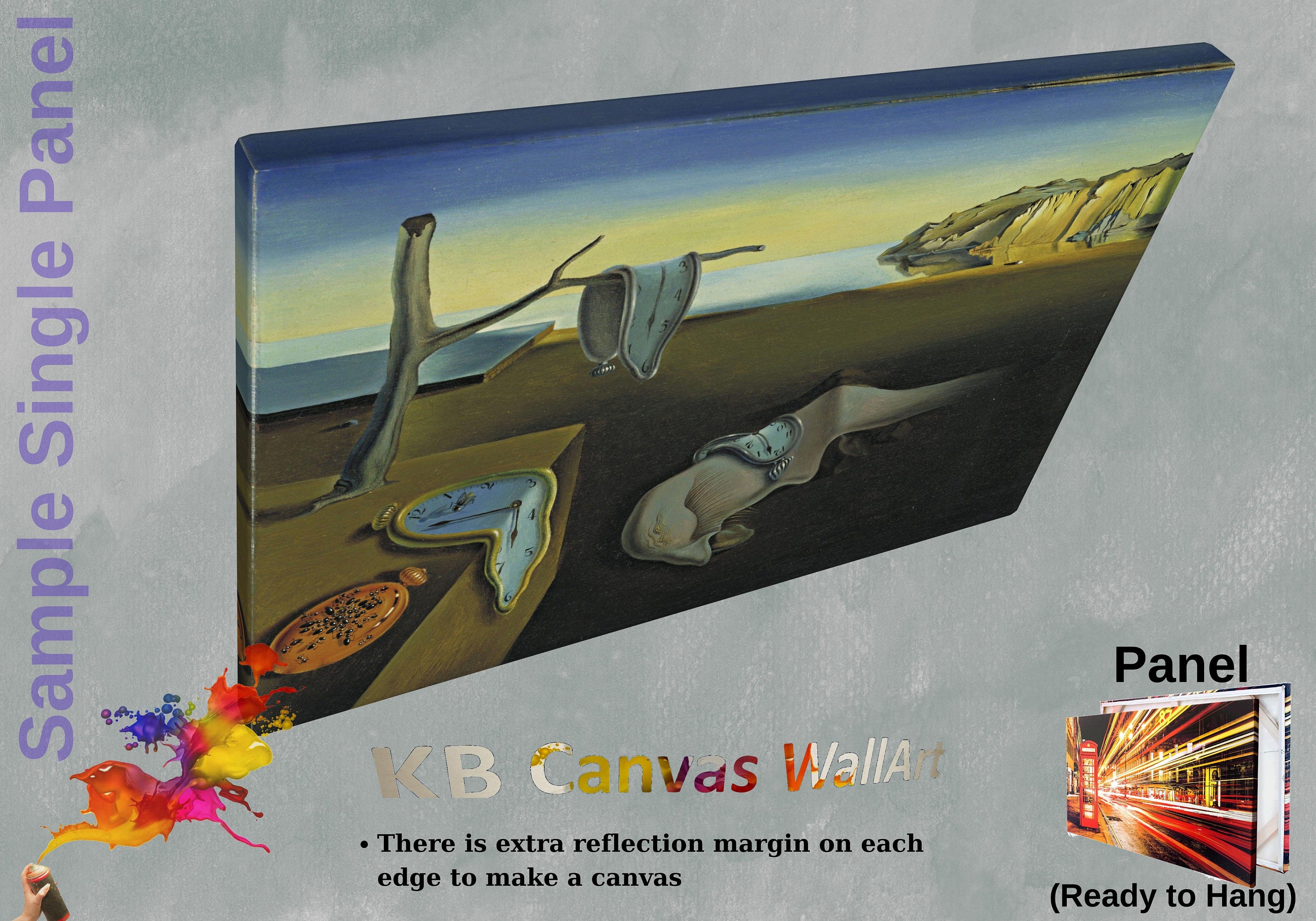 Salvador Dali the Persistence of Memory Print, Salvador Dali Canvas ...