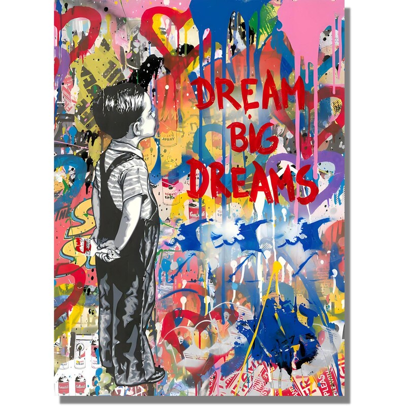 Dream Big Canvas - Etsy