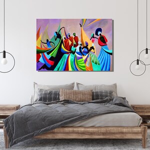 Dancing Africans, Dance and Africa, African Group Paintings, African ...