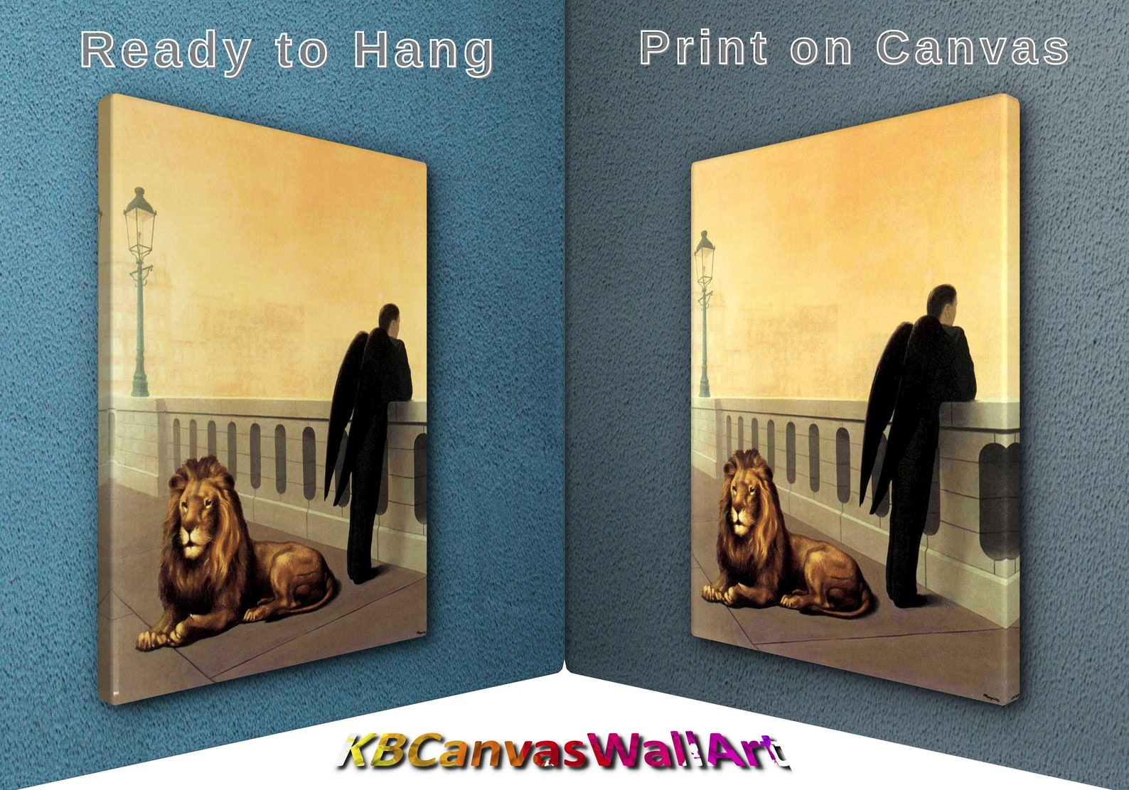 René Magritte (homesickness, 1940) Canvas Prints, René Magritte Canvas ...