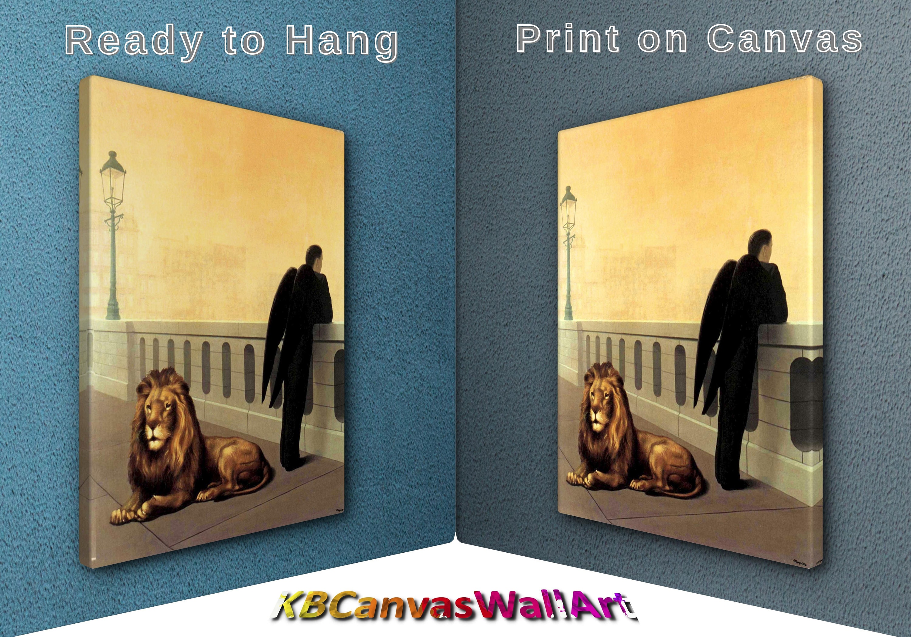 René Magritte (homesickness, 1940) Canvas Prints, René Magritte Canvas ...