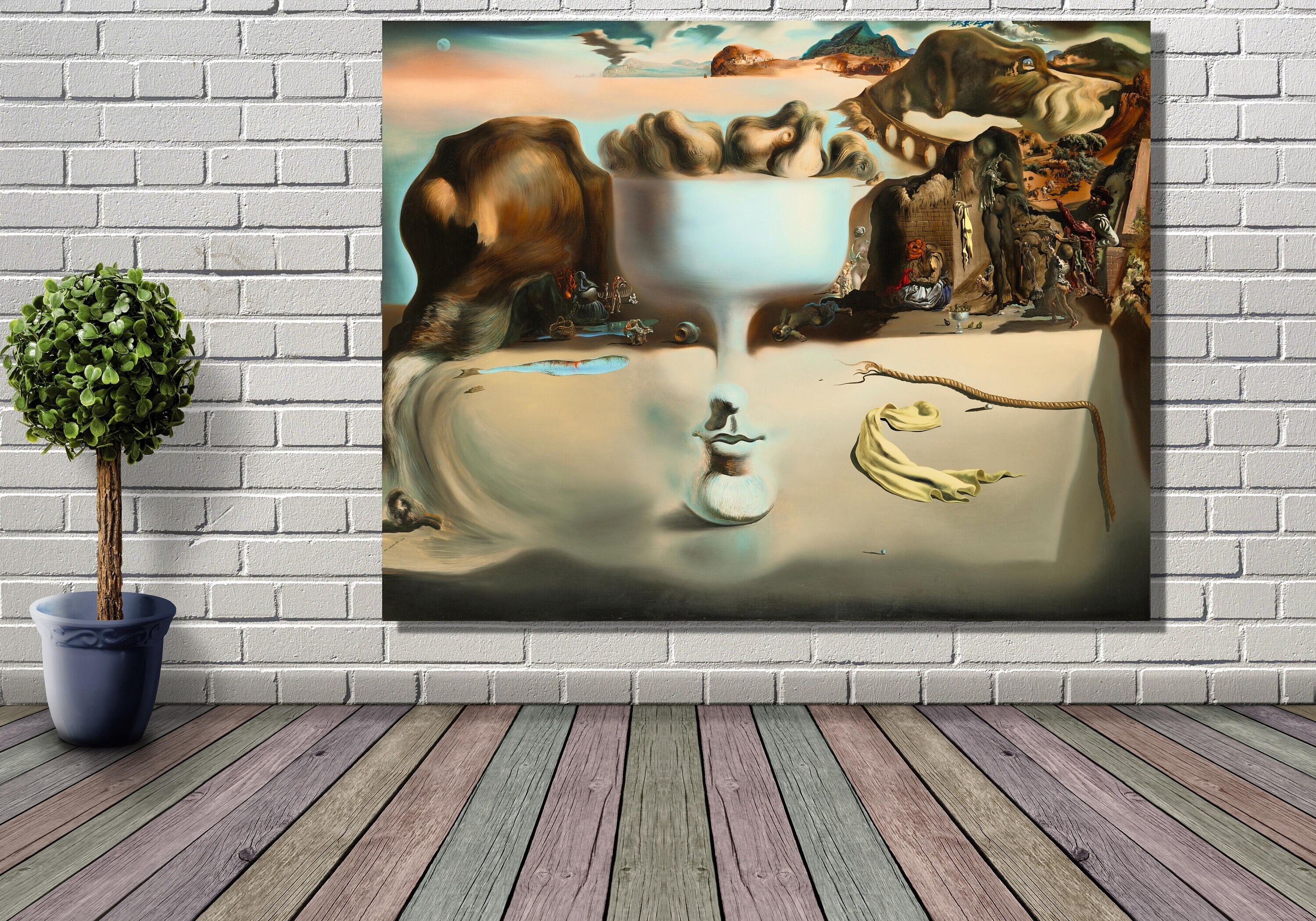 Salvador Dali Goblet Face Print Salvador Dali Wall Art - Etsy