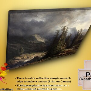 François Diday ( Path From Grimsel to Handeck, 1855) Canvas Print ...