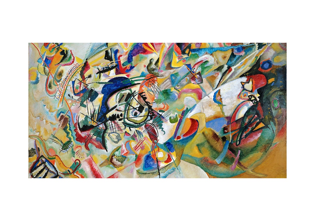 Wassily Kandinsky (composition VII, 1913) Painting, Wassily Kandinsky ...