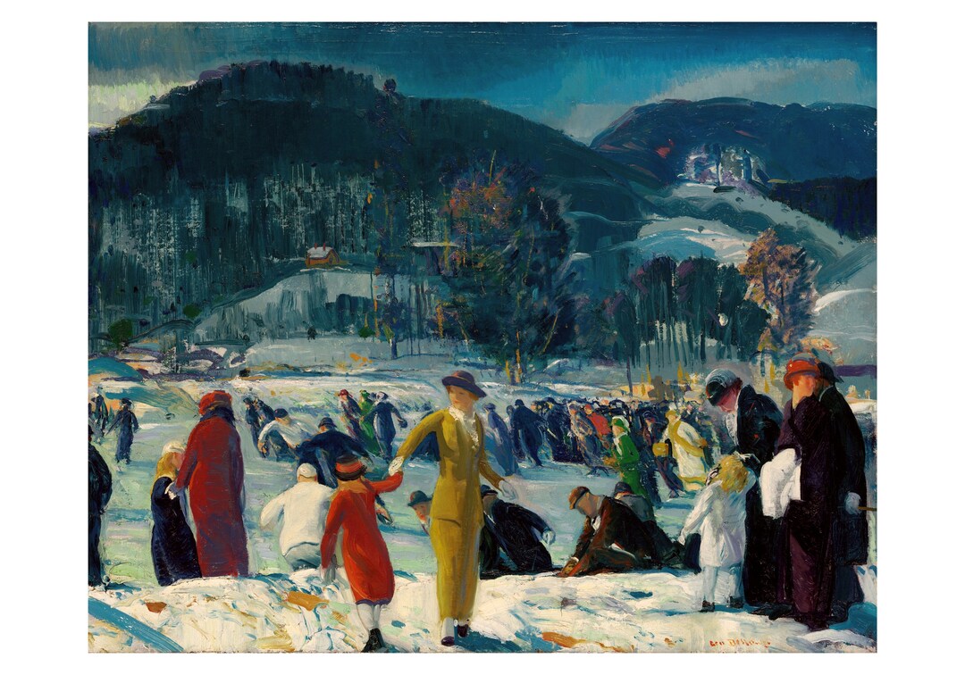 George Bellows (love of Winter) Canvas Painting, George Bellows Canvas ...