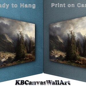 François Diday ( Path From Grimsel to Handeck, 1855) Canvas Print ...