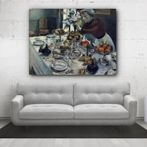 Henri Matisse (the Dinner Table, 1897) Canvas Paintings, Henri Matisse ...