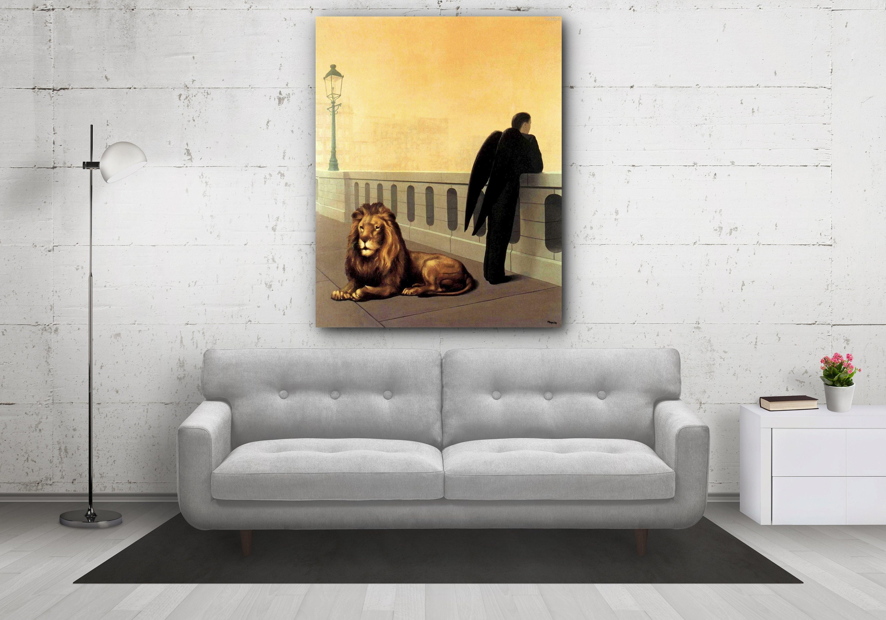 René Magritte (homesickness, 1940) Canvas Prints, René Magritte Canvas ...