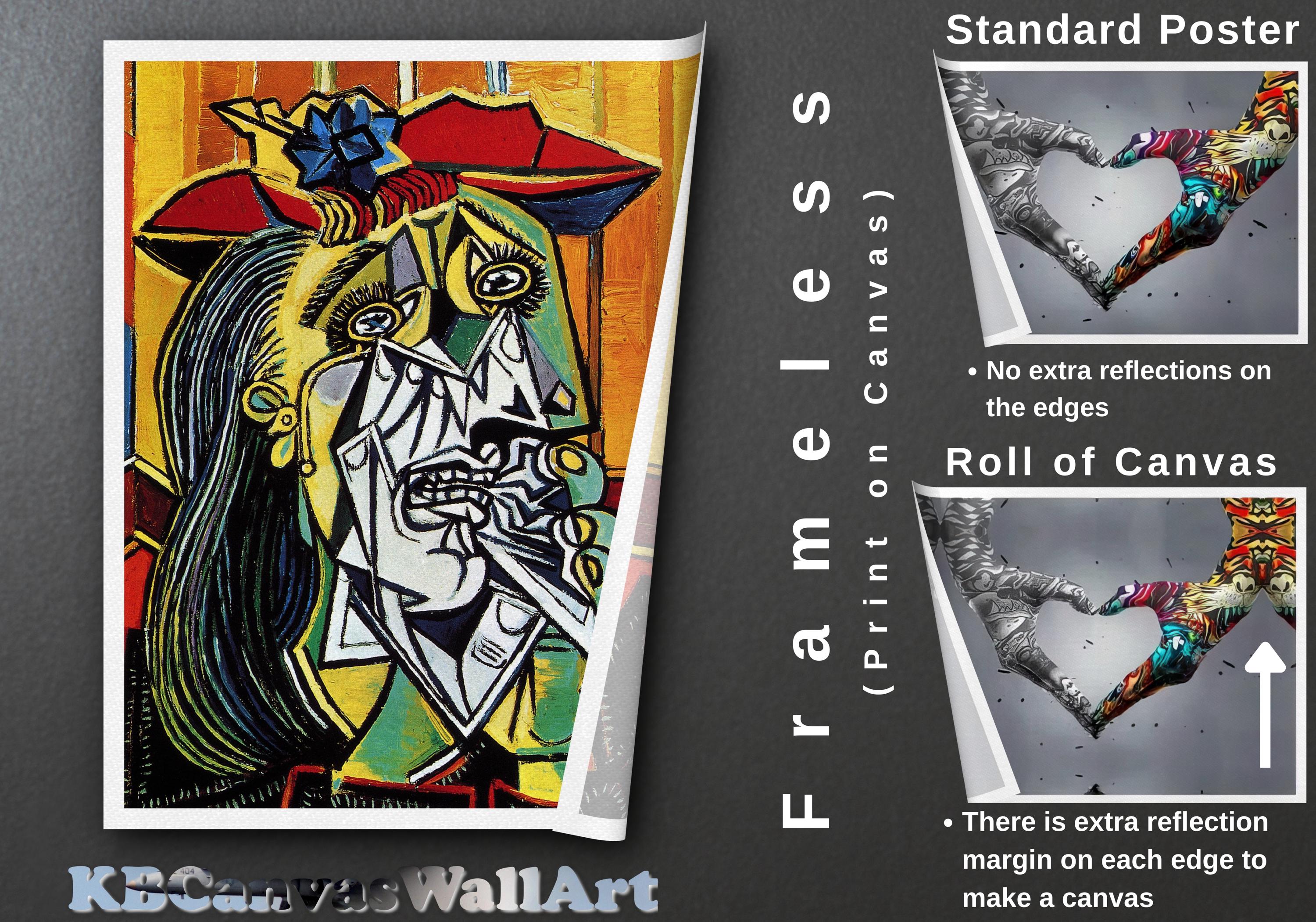 Pablo Picasso (the Weeping Woman) Canvas Paintings, Picasso Canvas ...