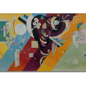 Wassily Kandinsky (composition IX, 1936) Painting, Wassily Kandinsky Gift Canvas Print, Wassily ...