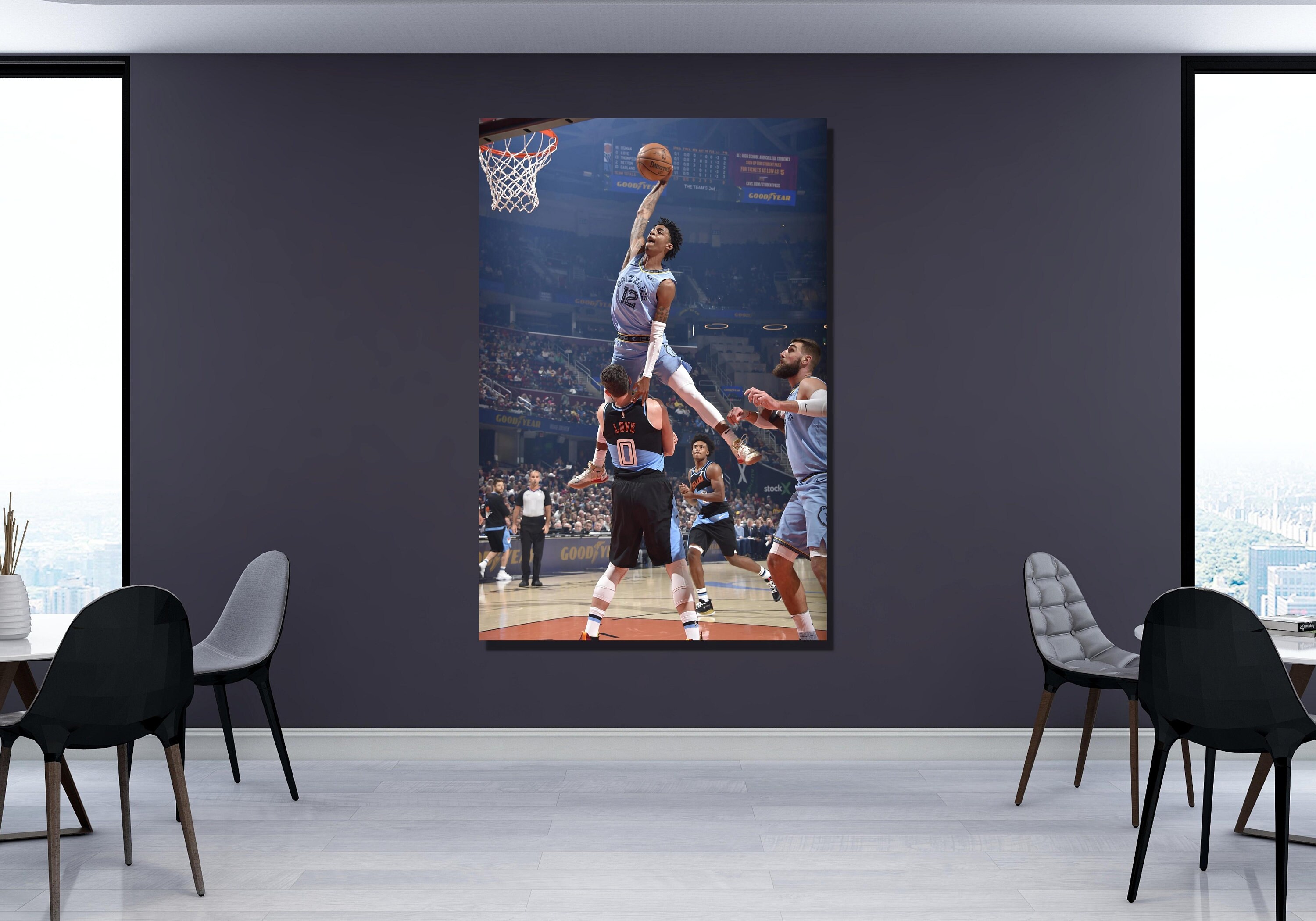 Ja Morant Legendary, Ja Morant Prints, Ja Morant Canvas, Ja Morant ...