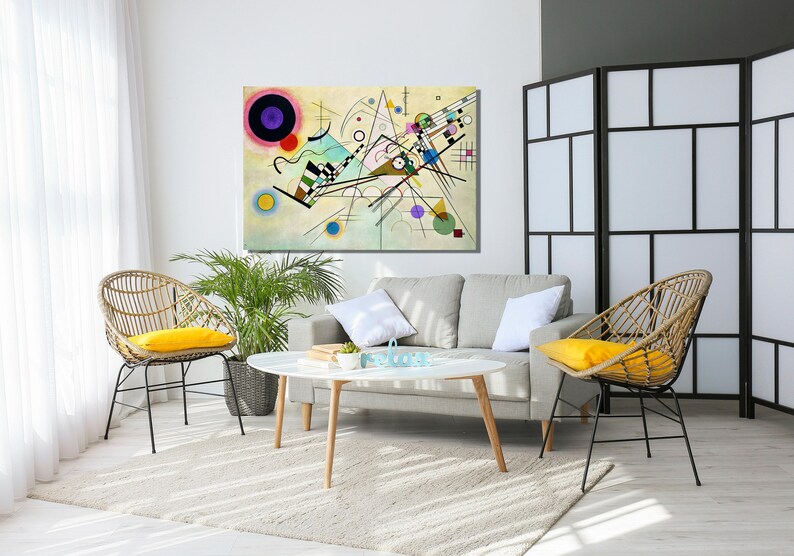 Wassily Kandinsky(composition VIII, 1923) Painting, Wassily Kandinsky ...