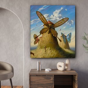 Vladimir Kush Modern Wall Art, Vladimir Kush Canvas Print, Vladimir ...